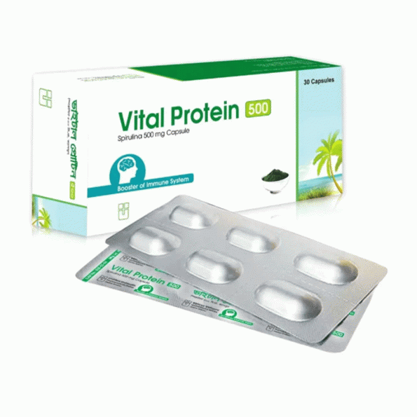 VITAL PROTEIN Capsule 500mg (1 Strip=6 Pieces) – BioMed Pharmacy
